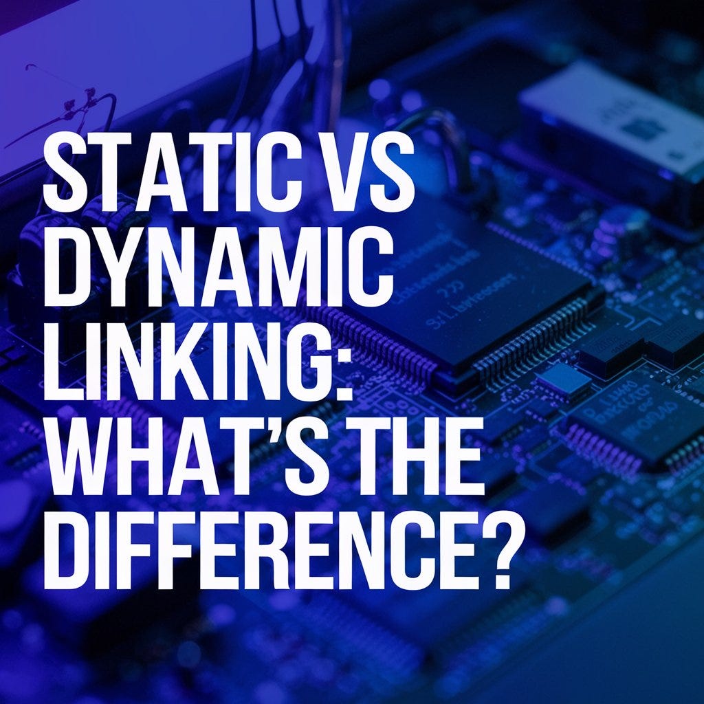 Static vs dynamic linking | Goncalo Amaral | Medium
