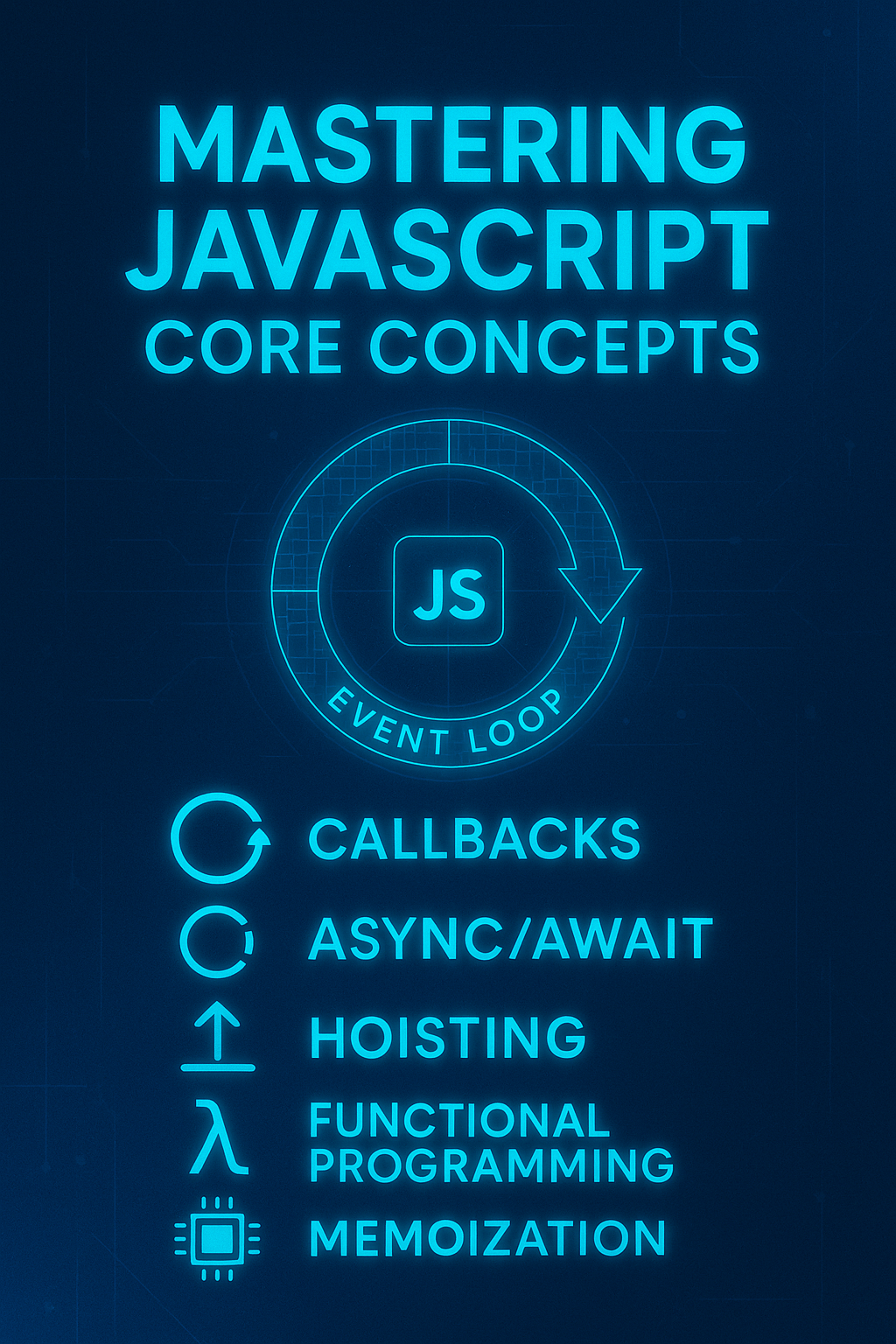 Mastering JavaScript Core Concepts: Event Loop, Callbacks, Async/Await, Hoisting, Functional ...