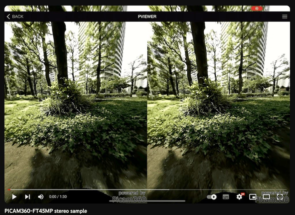 VR live streaming camera perfect for Oculus Quest2 resolution ...
