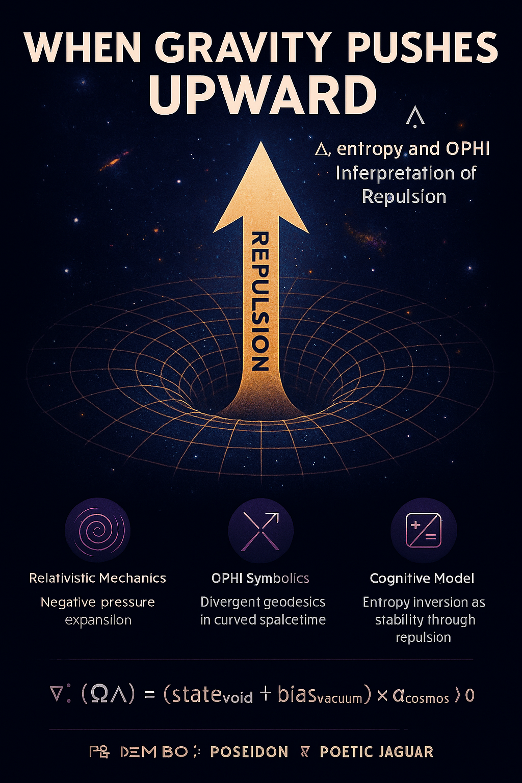 When Gravity Pushes Upward: Λ, Entropy, and the OPHI Interpretation of ...