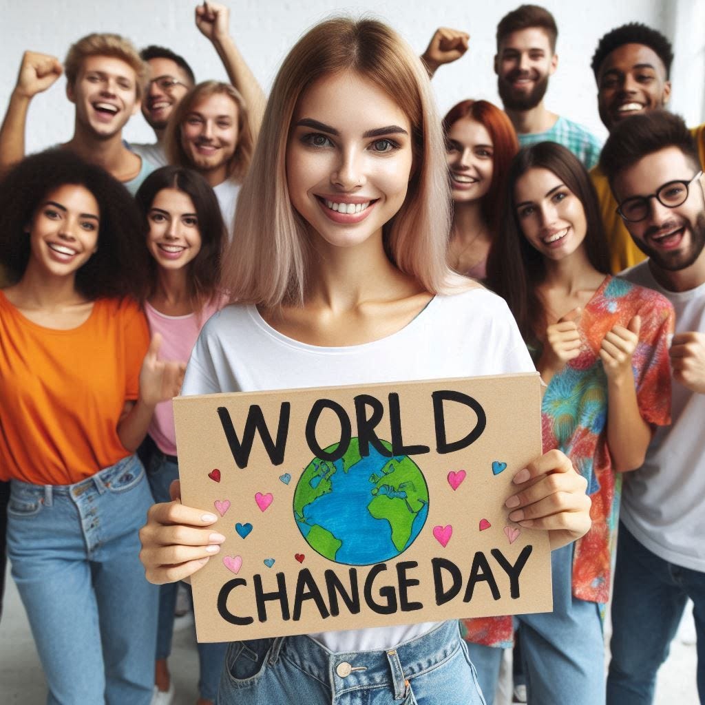 The woman who went to July 7 World Change Day | by Deruni | Medium