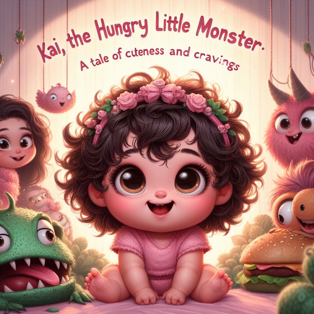 Kai, the Hungry Little Monster: A Tale of Cuteness and Cravings | by ...