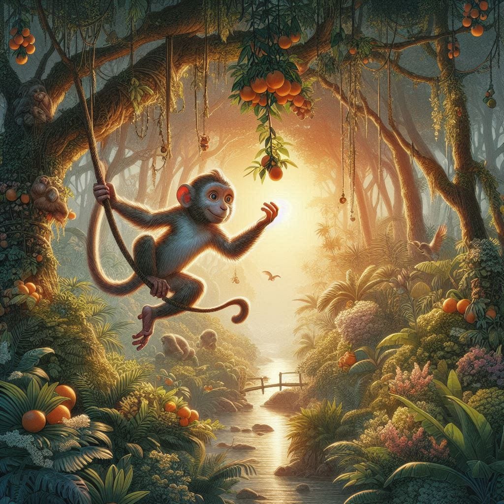 Mining My Meandering Monkey Mind. Random thought patterns produced in ...