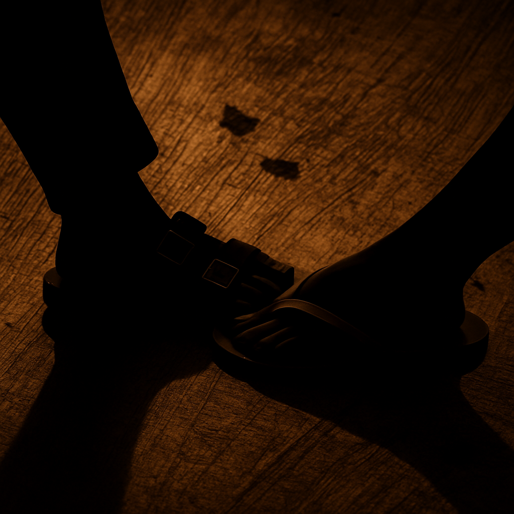 When Your Foot Touched Mine. a communion of soles beneath the sun's ...
