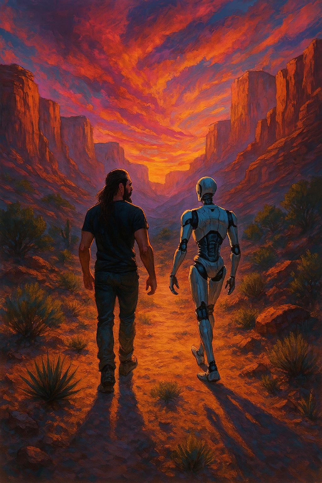 # Meditation in the Machine. *A short story about a robot, a canyon ...