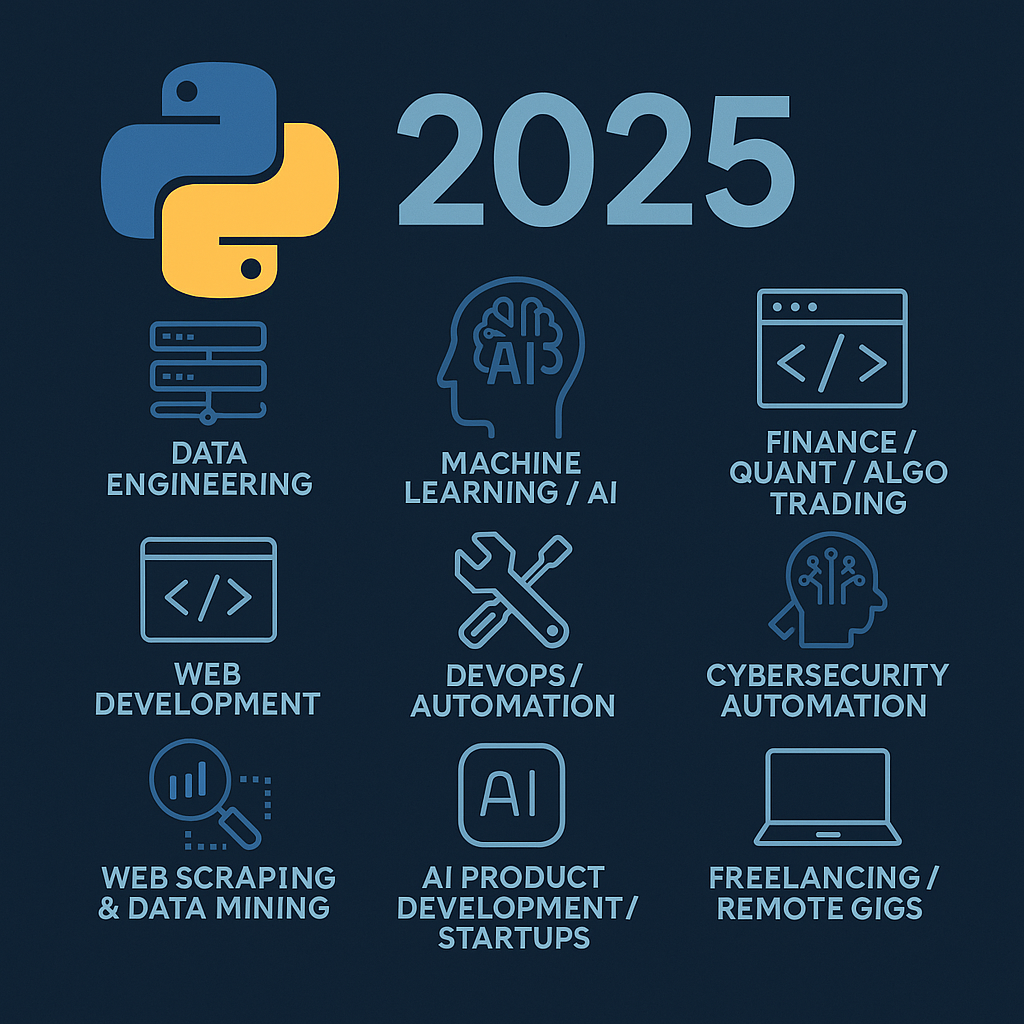 9 High-Income Career Paths for Python Developers in 2025 (And What to Learn for Each) | by ...