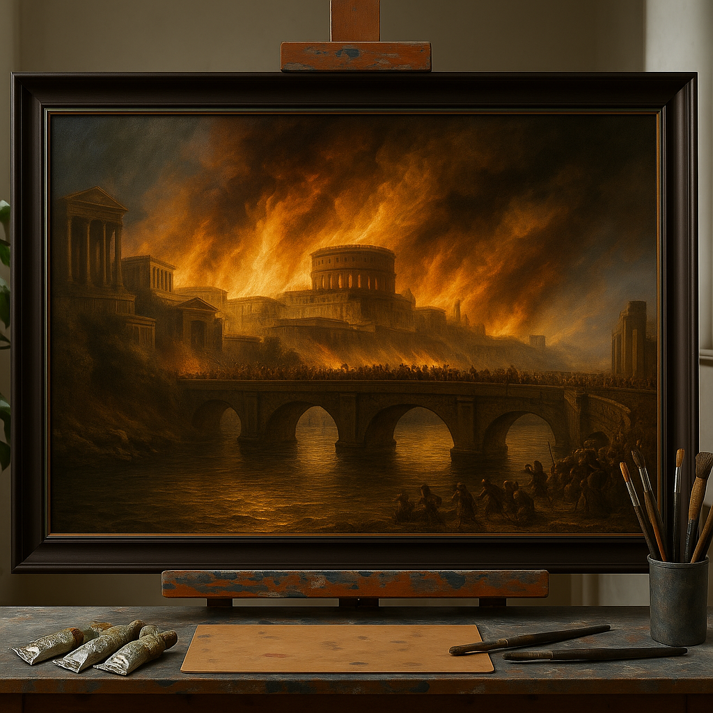 The Fire of Rome under Nero. Where the city’s soul burned, and… | by ...