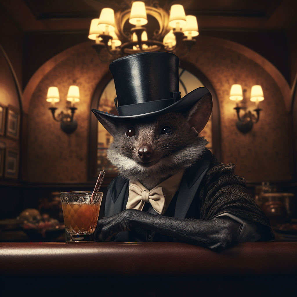 A Bat Walks Into A Bar…. A dapper bat makes a grand entrance… | by ...