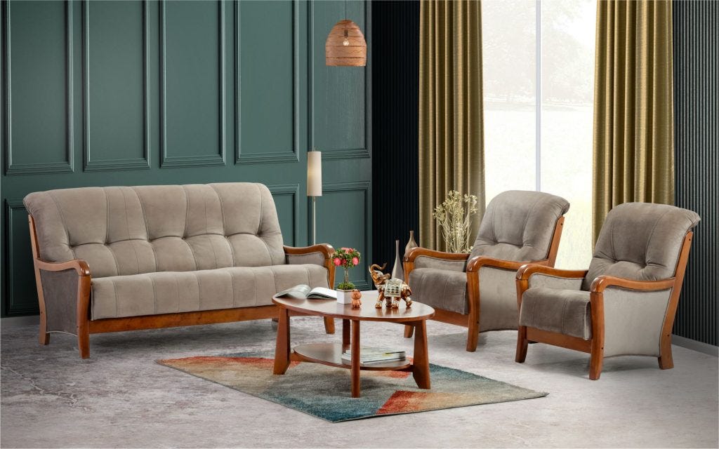 Elevate Your Living Room with These 3 Stunning Wooden Sofa Sets from Damro | by Damro digital ...