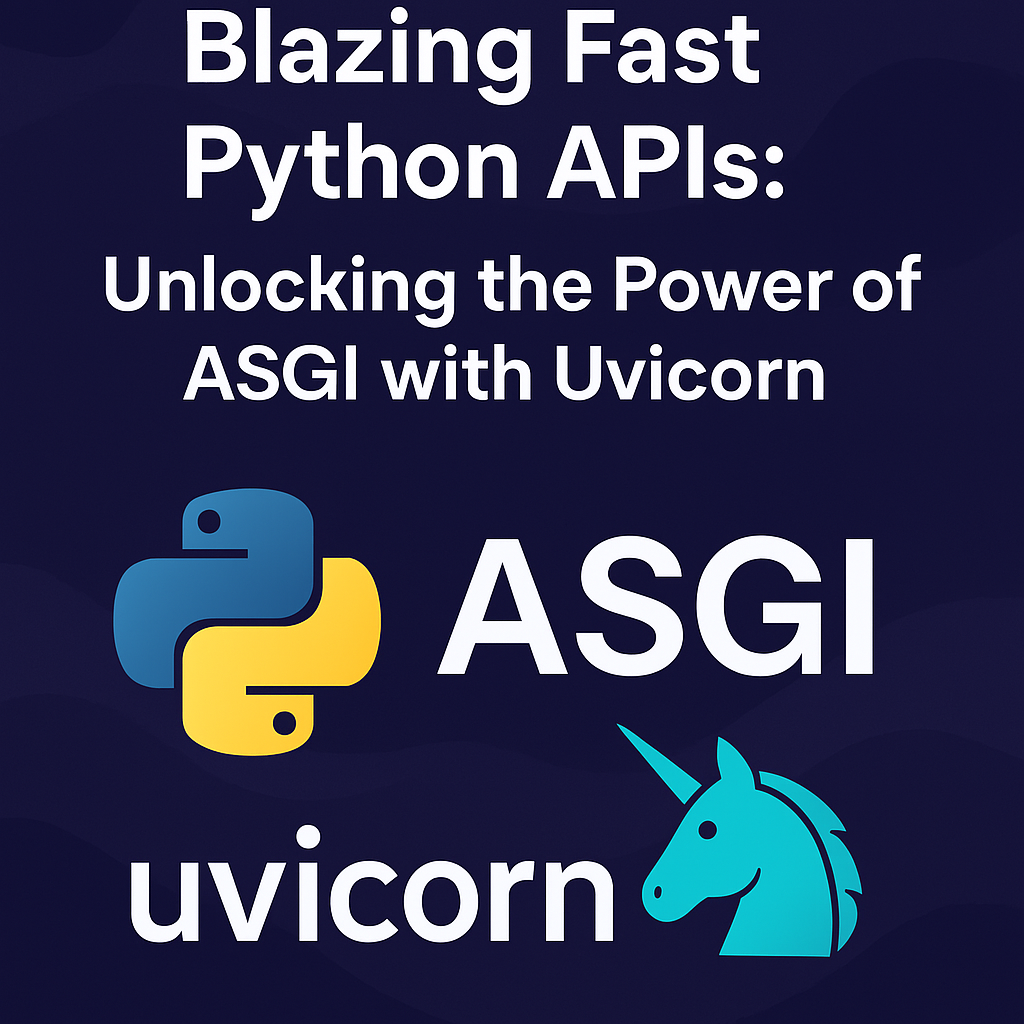 Title: “Blazing Fast Python APIs: Unlocking the Power of ASGI with Uvicorn” | by Nishant Gupta ...