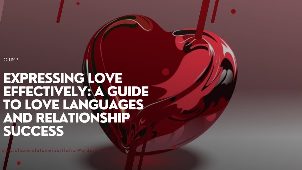 Expressing Love Effectively: A Guide to Love Languages and Relationship Success | by ...