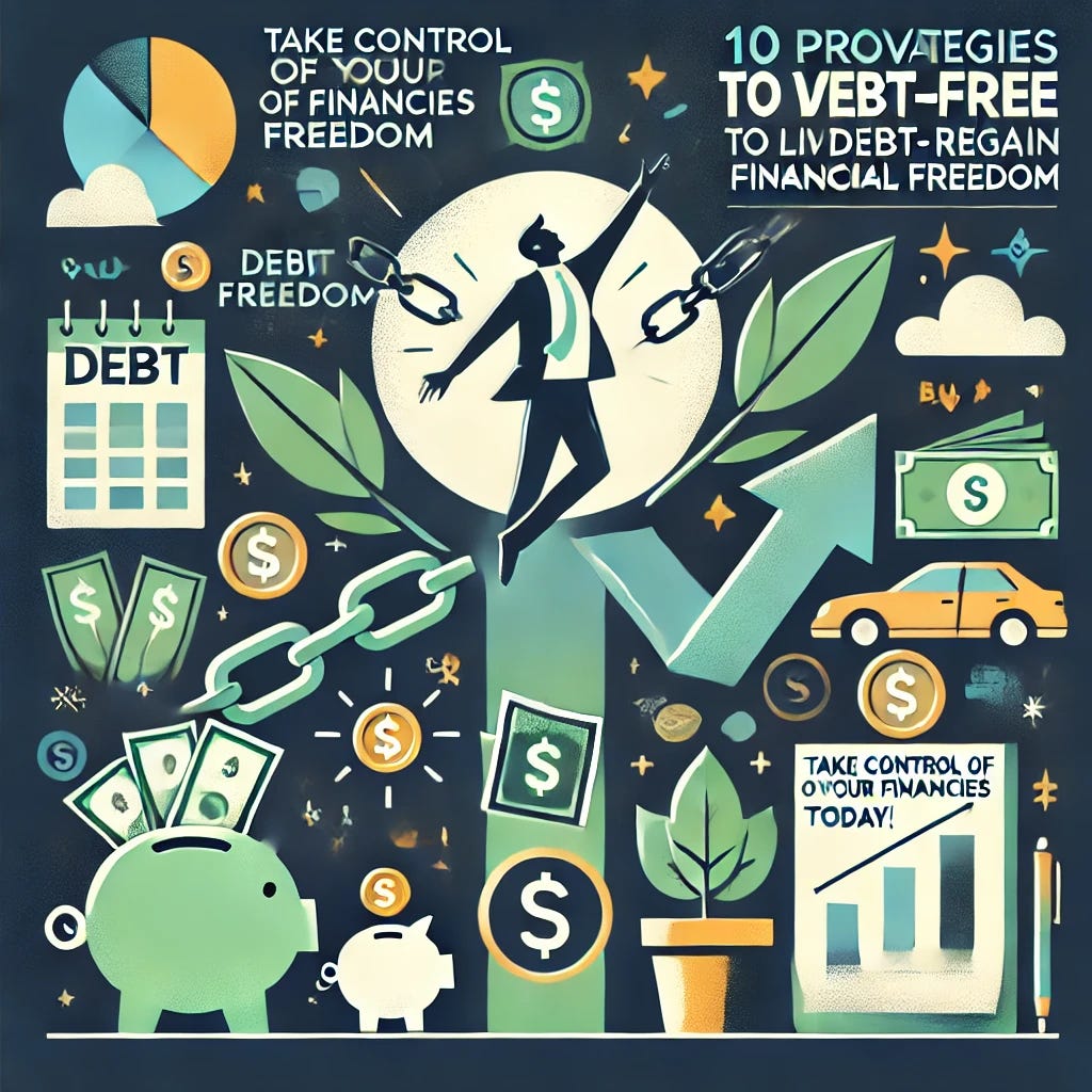 10 Proven Strategies to Live Debt-Free and Regain Financial Freedom ...