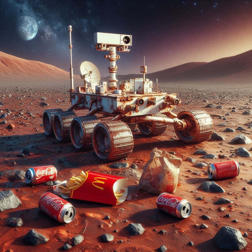 First Man On Mars