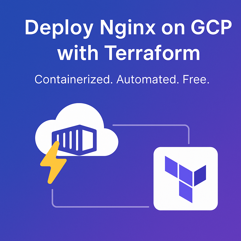 Deploy A Containerized Nginx Server On Gcp With Terraform In Minutes By Surender Gupta May