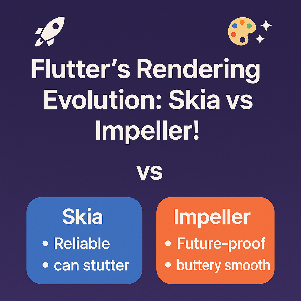 🚀 Flutter’s Rendering Evolution: Skia vs Impeller! 🎨 | by Harsh Mittal | Medium