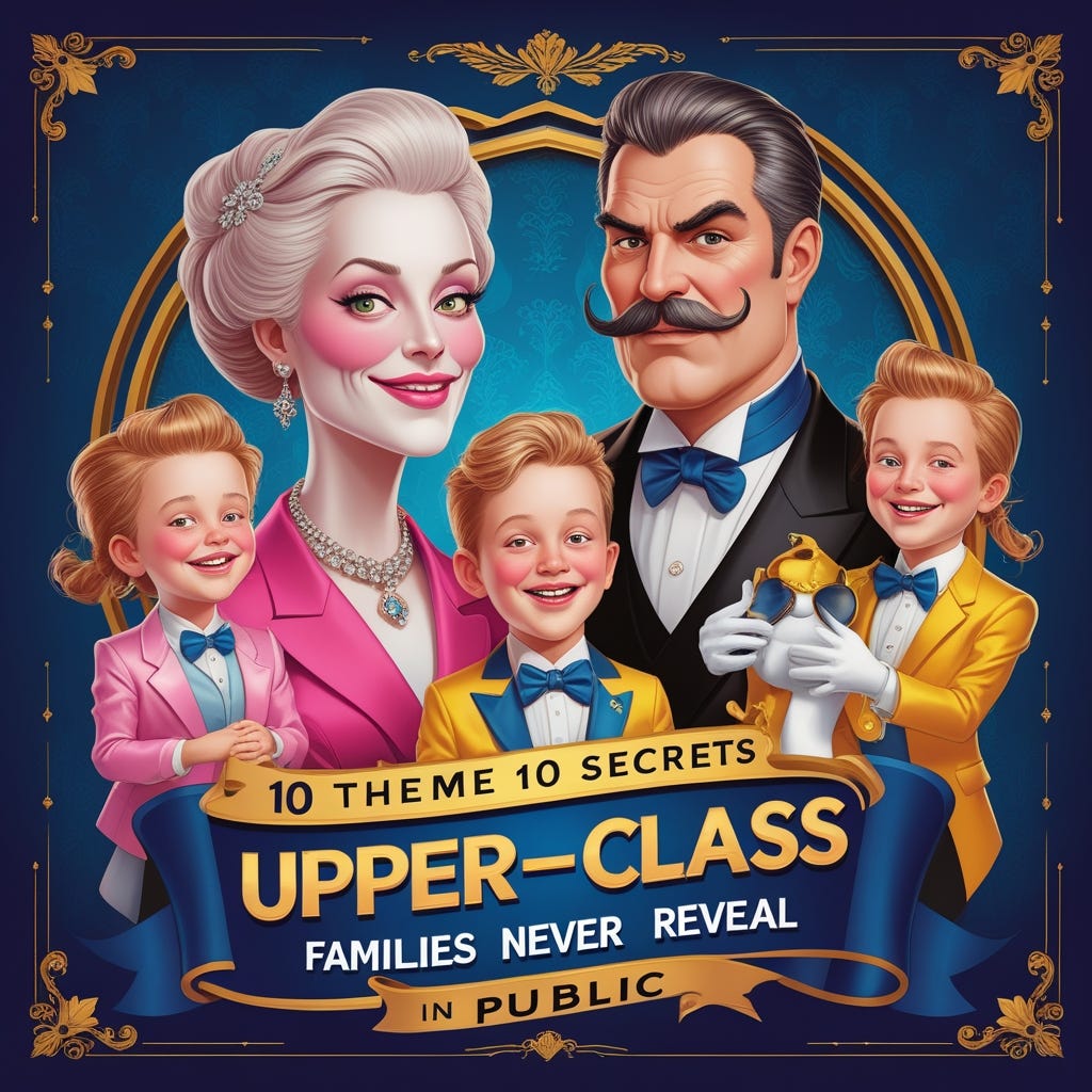 10 Secrets Upper-Class Families Never Reveal in Public (But Everyone Should Know) | by Osama ...