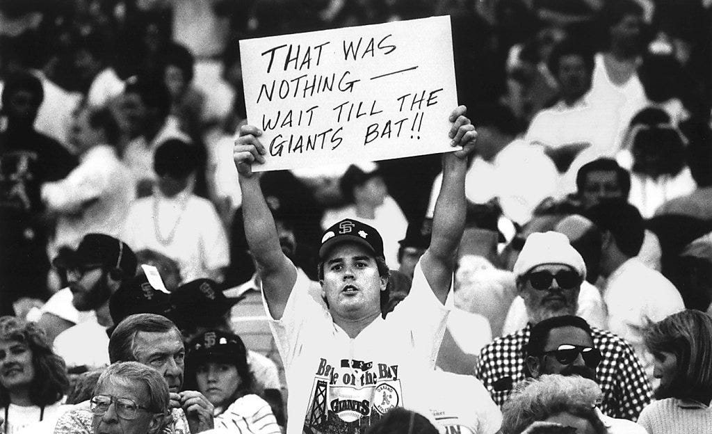 The Day That Shook Baseball. 1989's Loma Prieta earthquake stopped ...