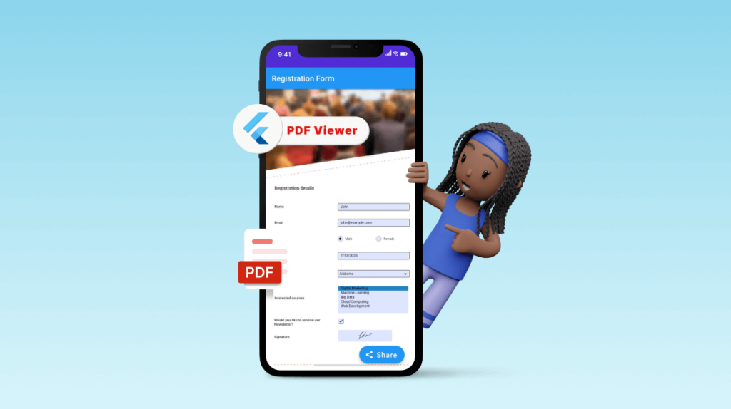 Effortlessly Fill and Share PDF Forms using Flutter PDF Viewer | by Jollen Moyani | Syncfusion ...
