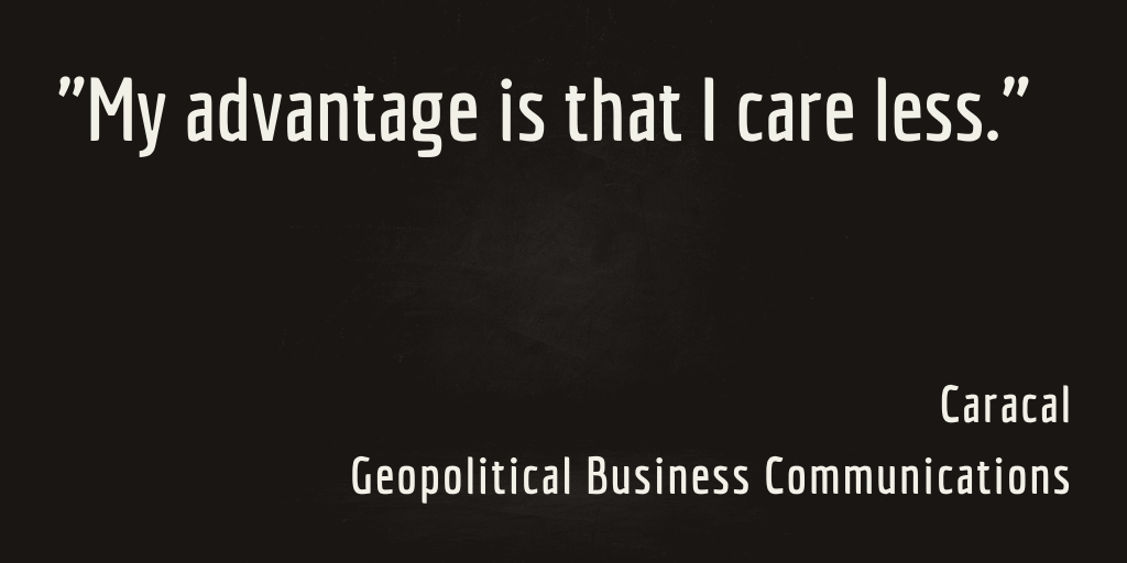 “My advantage is that I care less.” | by Marc A. Ross | Medium