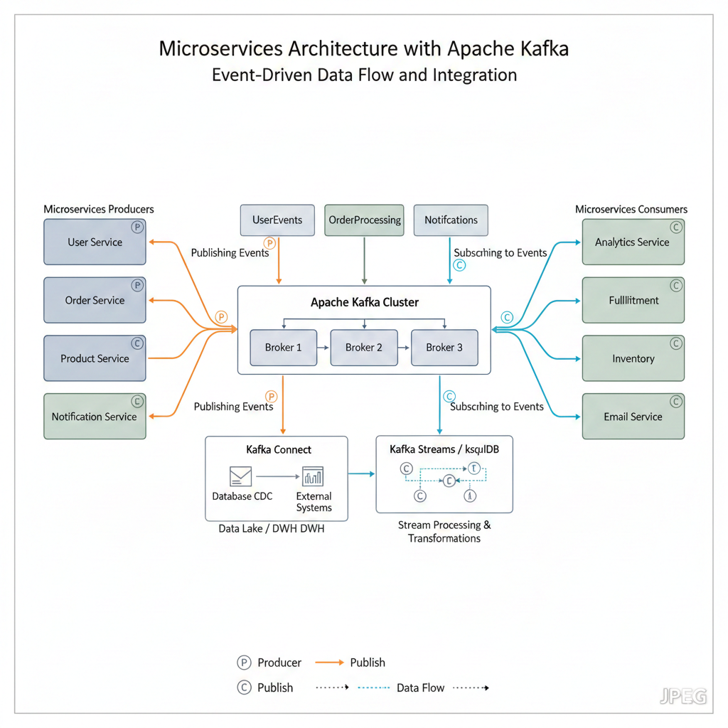 Using Apache Kafka in Microservices: A Modern Event‑Driven Architecture | by Issam | Medium