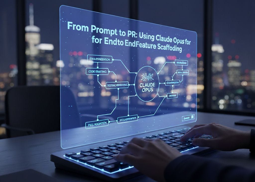 From Prompt to PR: Using Claude Opus for End-to-End Feature Scaffolding ...