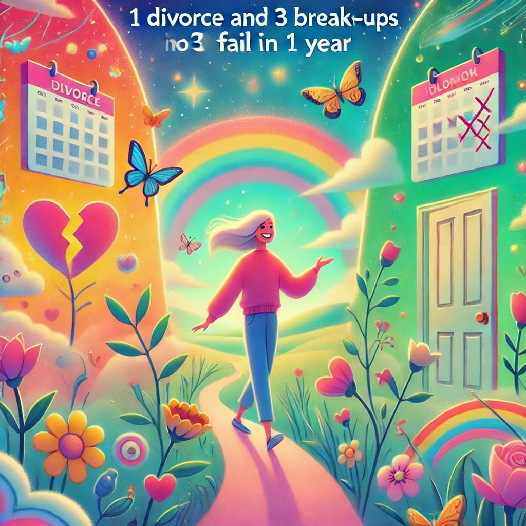 1 Divorce and 3 Break-ups in 1 Year (How to Fail in Romantic ...