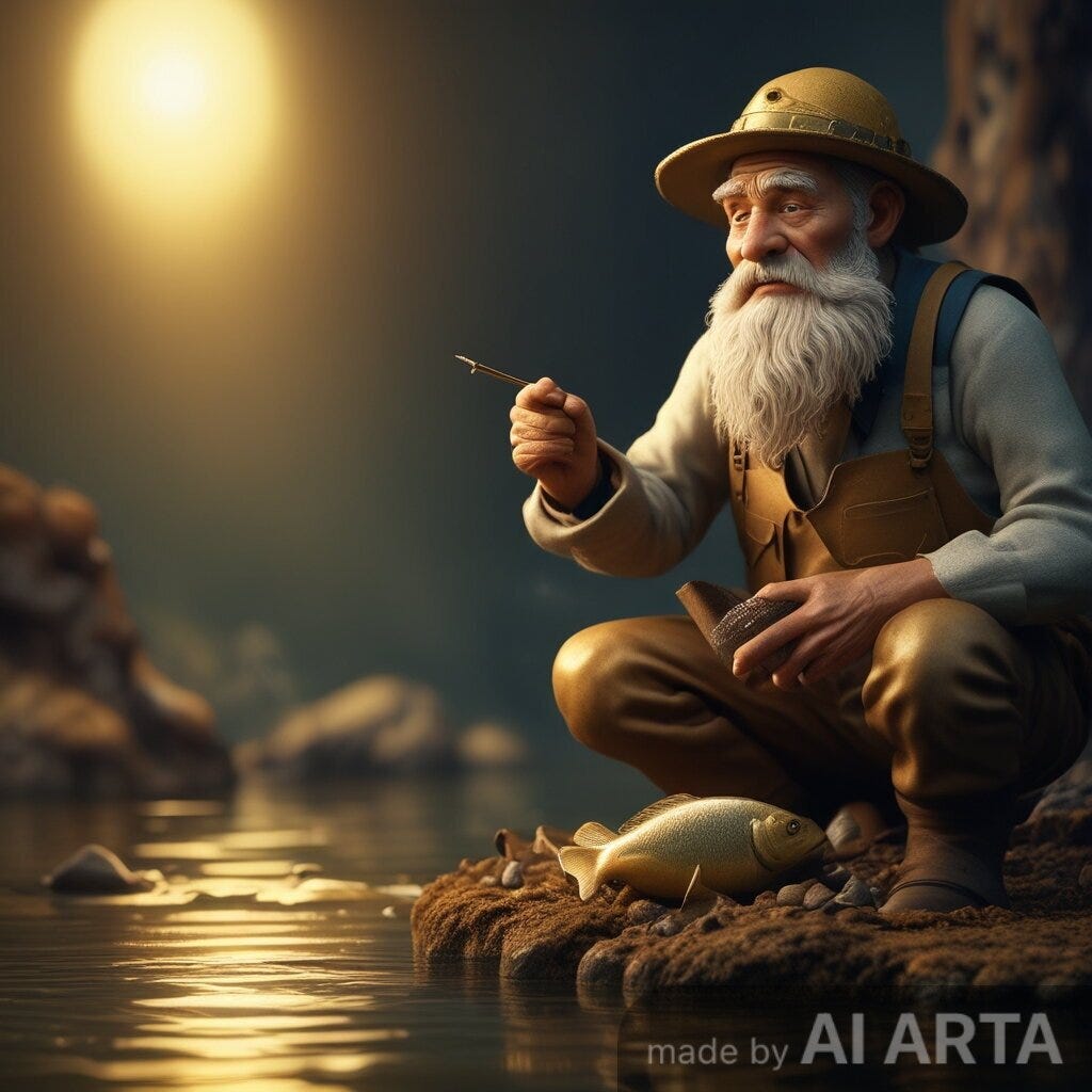 The Greedy Gold Miner and the Fish | by KourtneyNicoleWrites ™ 📝 | Sep ...