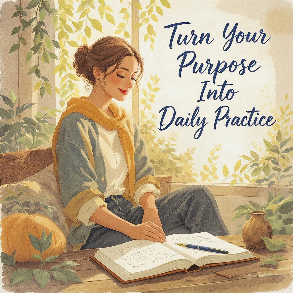 Purpose Isn’t a Mood — It’s a Practice (Here’s How I Do It) | by Eriki ...