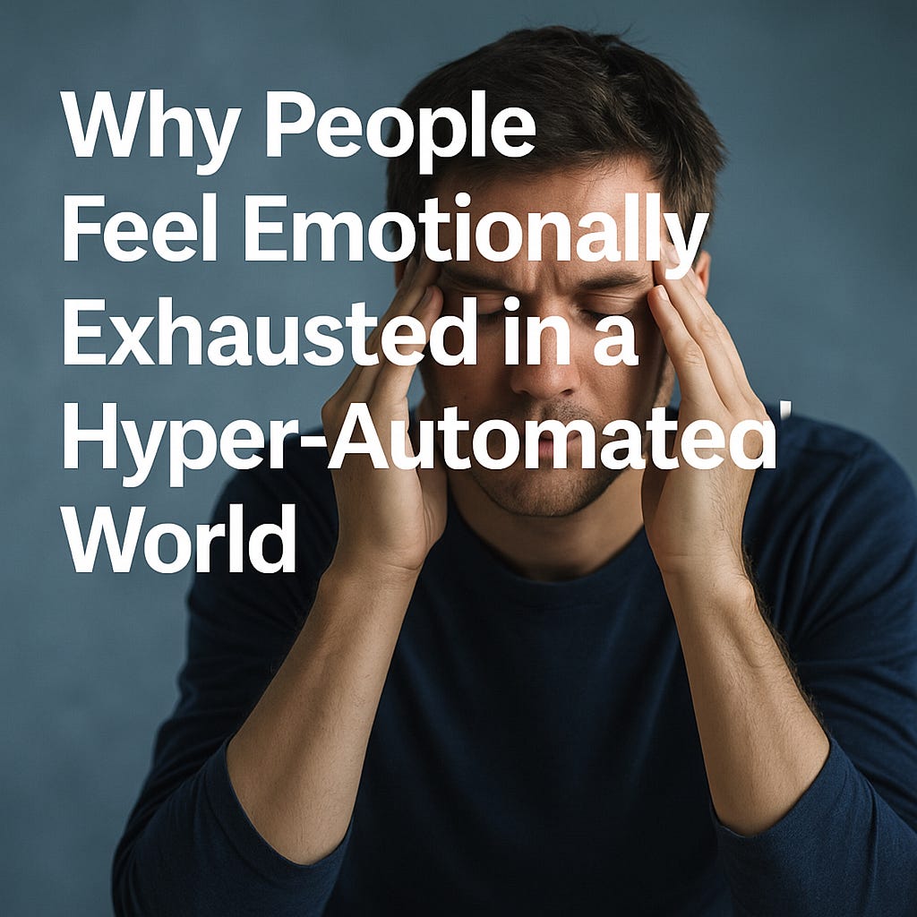 Why People Feel Emotionally Exhausted in a Hyper-Automated World | by ...