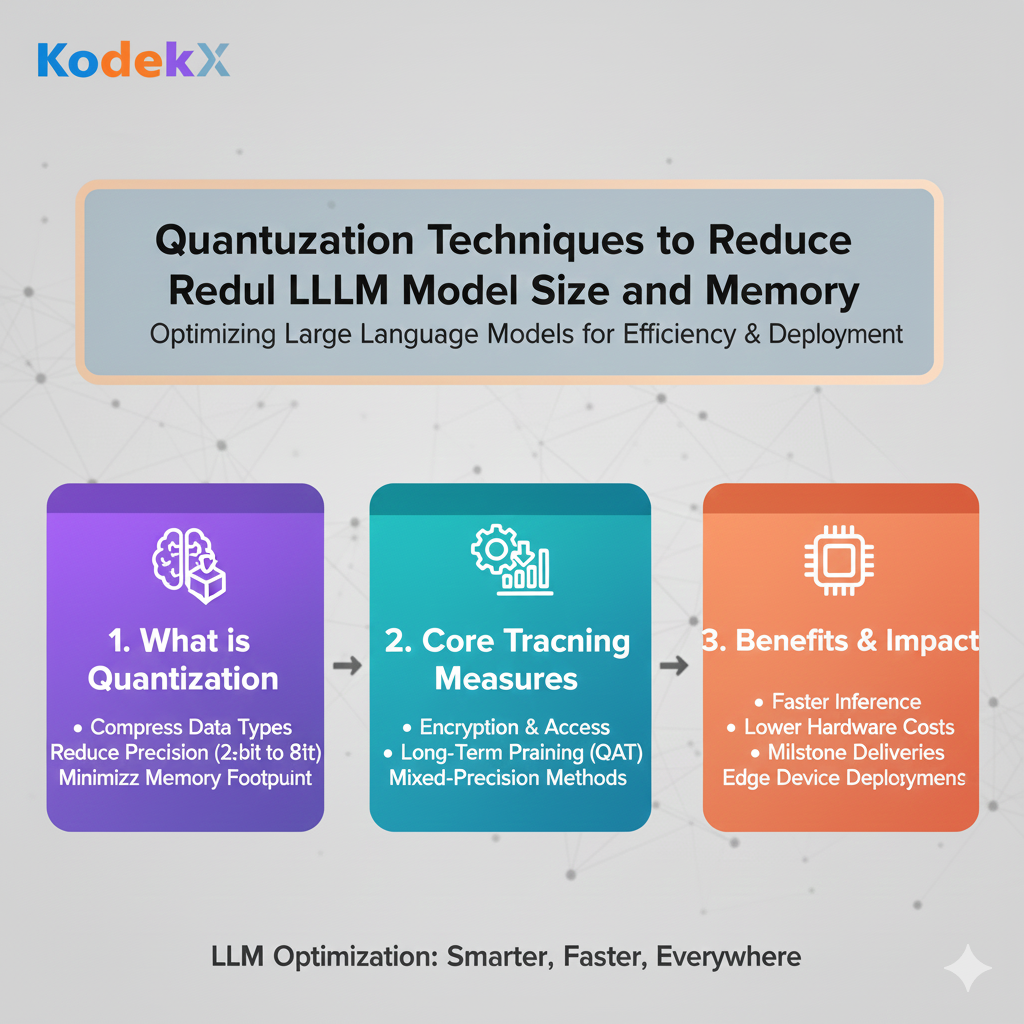 Quantization Techniques to Reduce LLM Model Size and Memory: A Complete Guide | Medium