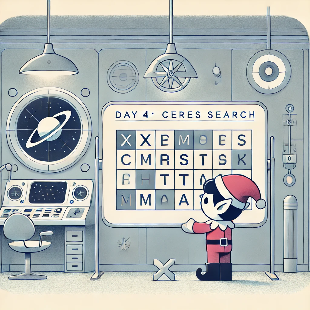 Ceres Search: Advent of Code 2024 (Day 4) | by Giridhar Talla | Medium