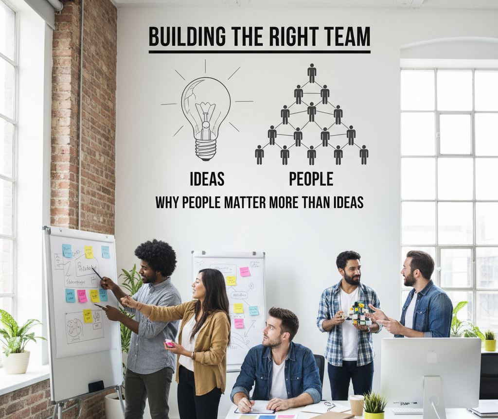 Building the Right Team — Why People Matter More Than Ideas | by E Cell ...