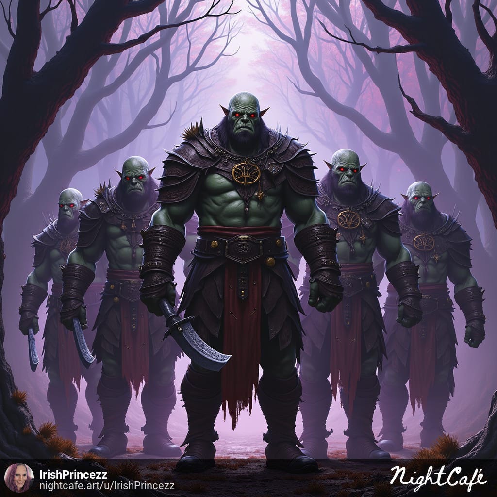 The Sanctuary. Orcs and Gauntlets | by Adrienne Isham, RDH | Painting ...