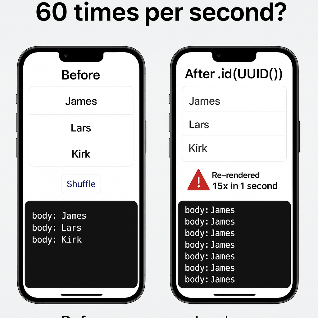 🎸 What the Diff? Understanding SwiftUI’s Diffing Engine | by Wesley ...