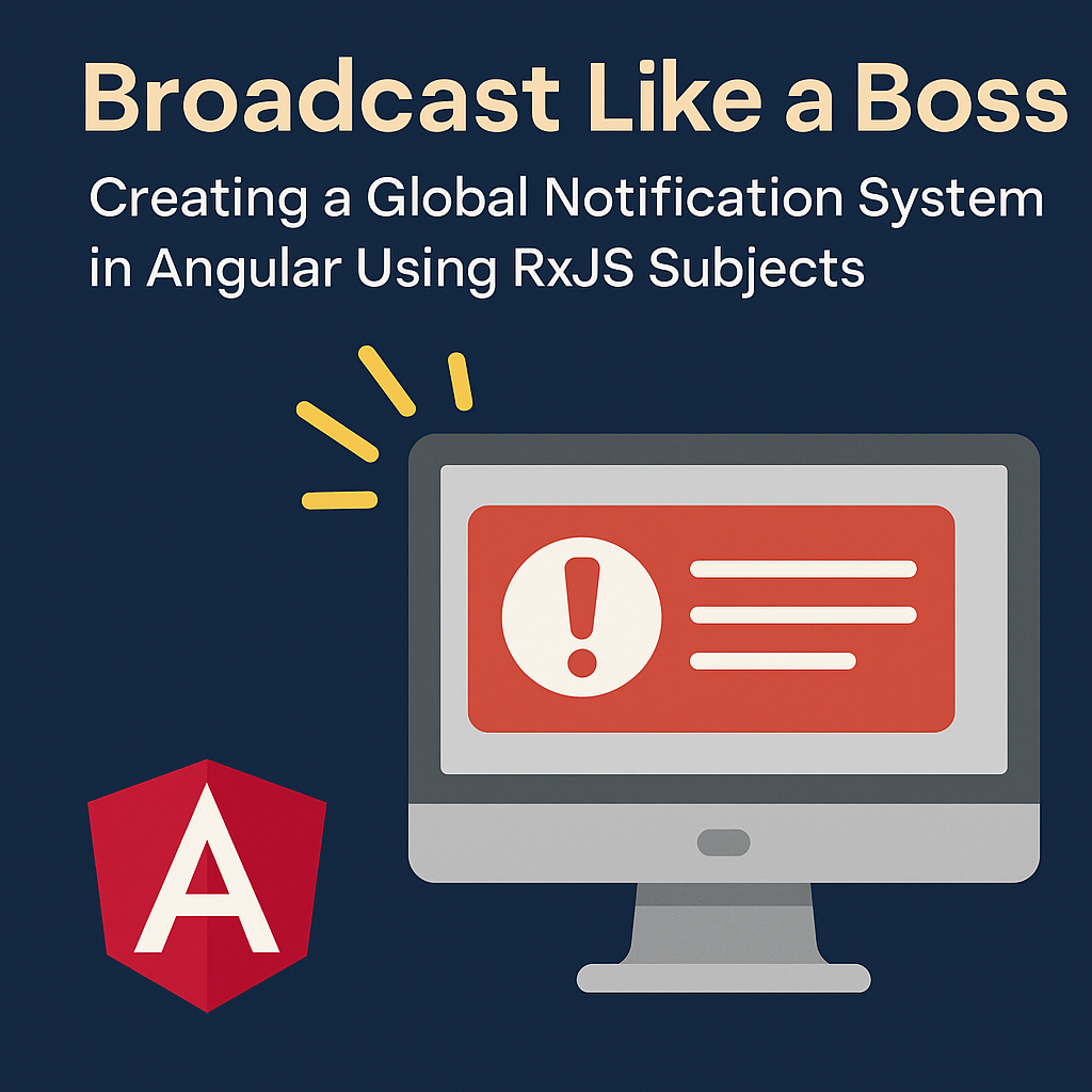 Broadcast Like a Boss: Creating a Global Notification System in Angular Using RxJS Subjects | by ...