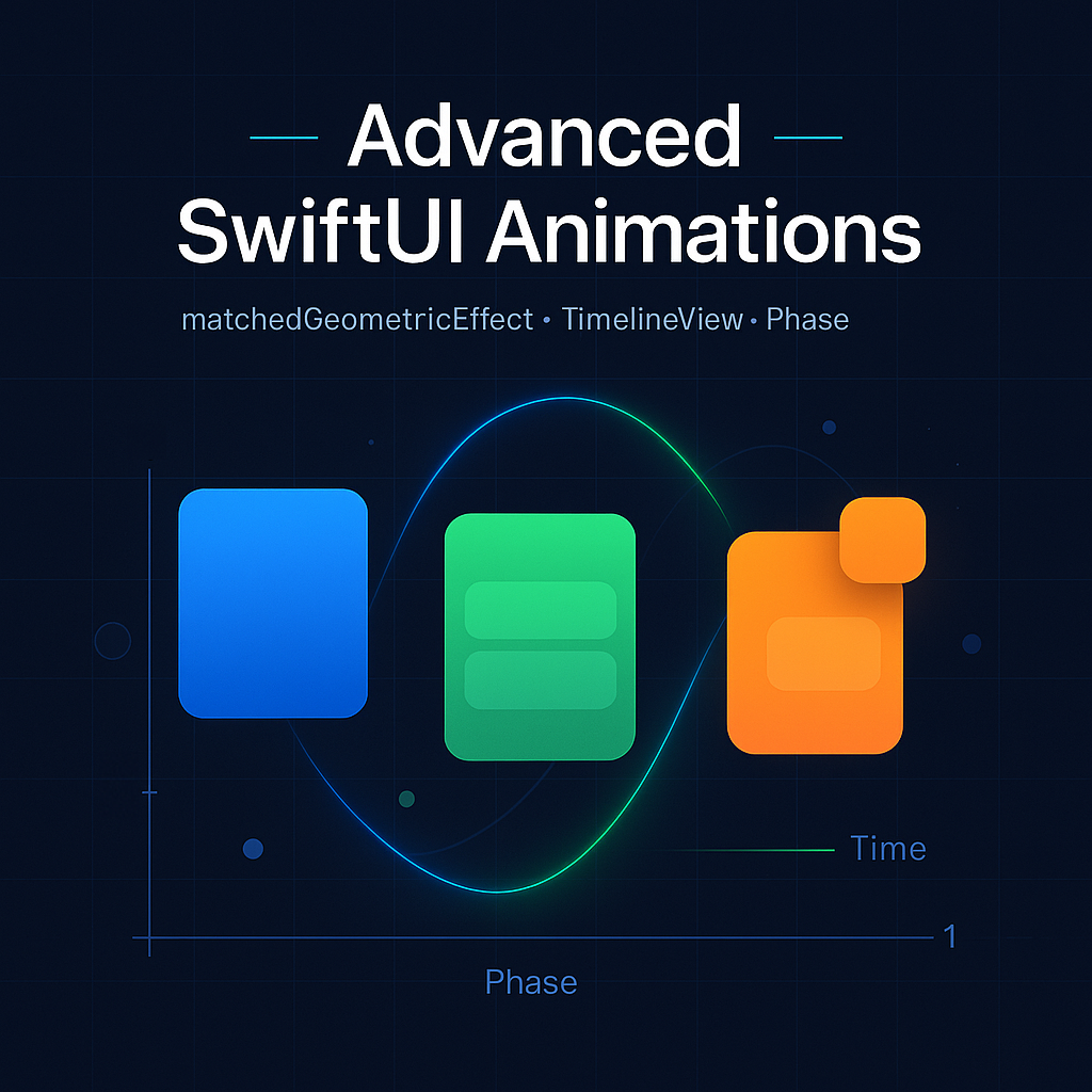 Advanced Animations in SwiftUI: matchedGeometryEffect, TimelineView ...