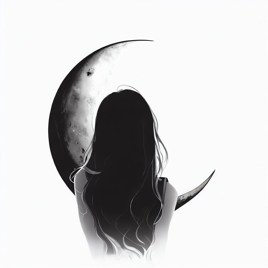 Dear Moon. in your silver veil of night, | by Suman Rajpurohit | Medium