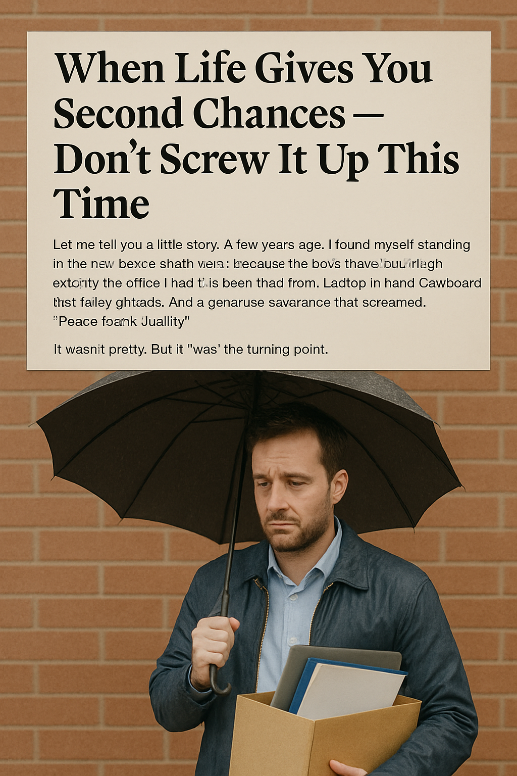 **When Life Gives You Second Chances — Don’t Screw It Up This Time ...
