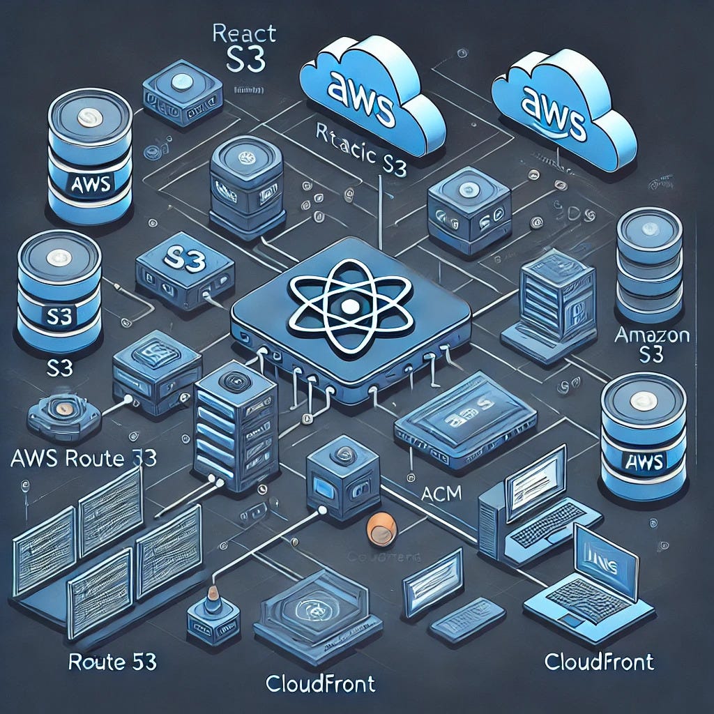 Complete Guide to Deploying a React.js App on AWS Using S3, Route 53, CloudFront, and ACM (with ...