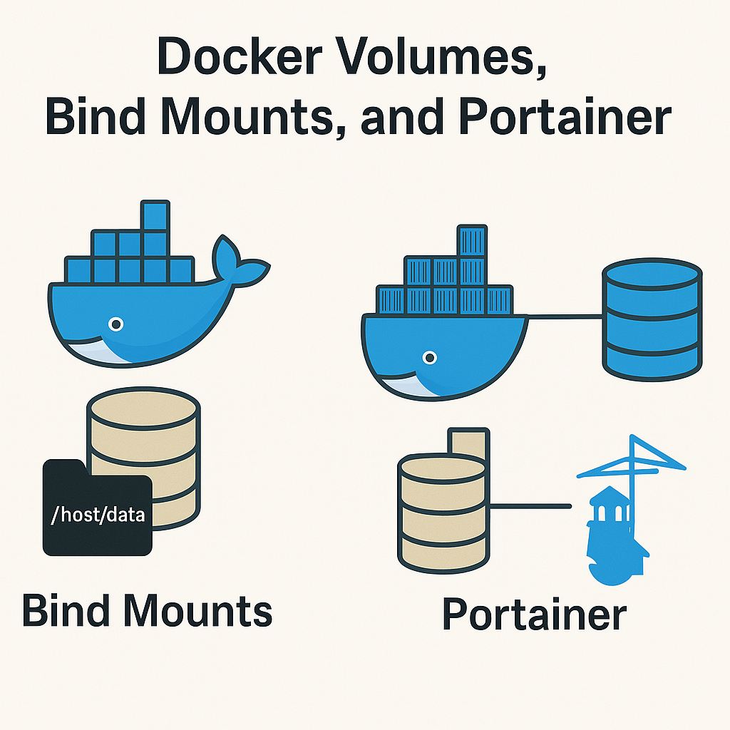 Docker Volumes Bind Mounts And Portainer Mastering Data Persistence
