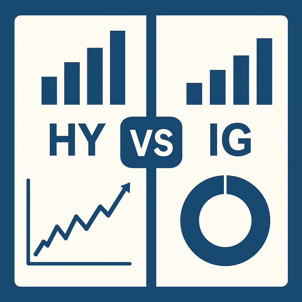 Comparing investment strategies: HY (iShares EUNW) vs IG (iShares EUN5 ...