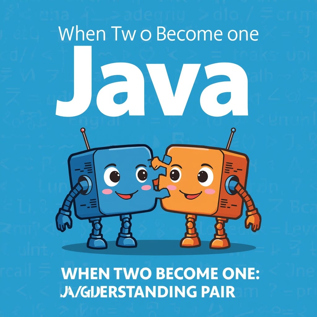 When Two Become One: Understanding Pair in Java 👩‍💻👨‍💻 | by Rasathurai ...