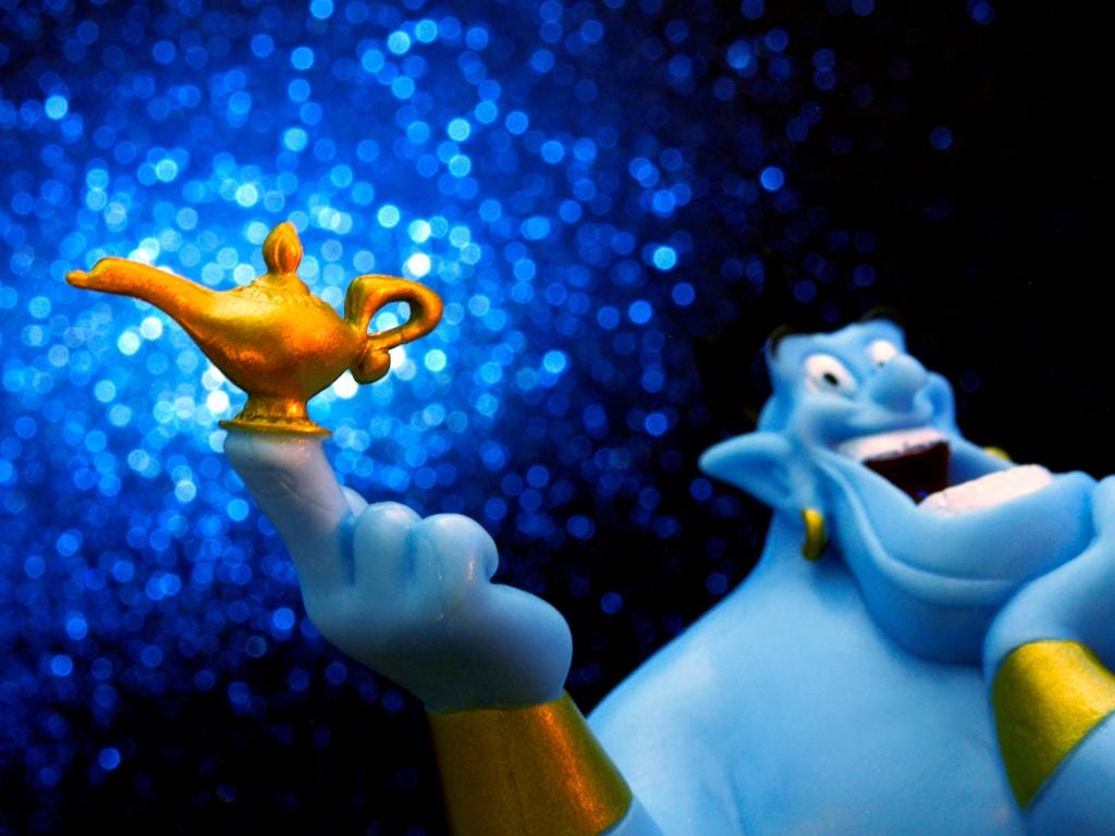 Genie In A Bottle Cartoon