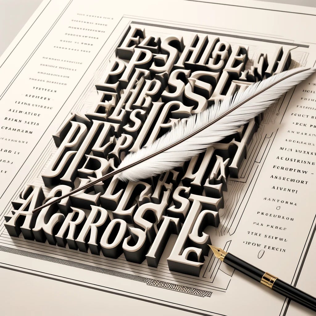 an acrostic - John Hampton (MaggotsX) - Medium