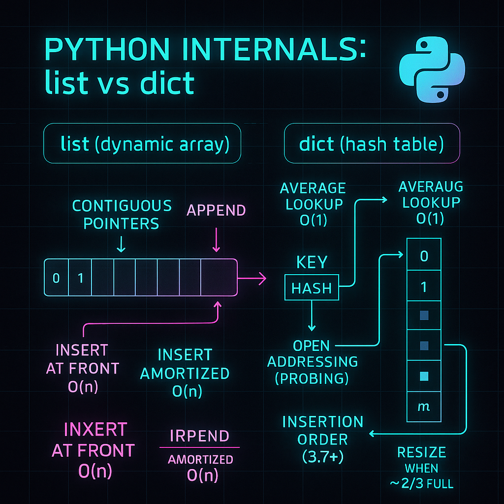 Python’s Magic: Why list Isn’t a Linked List and Why dict Feels Instant ...