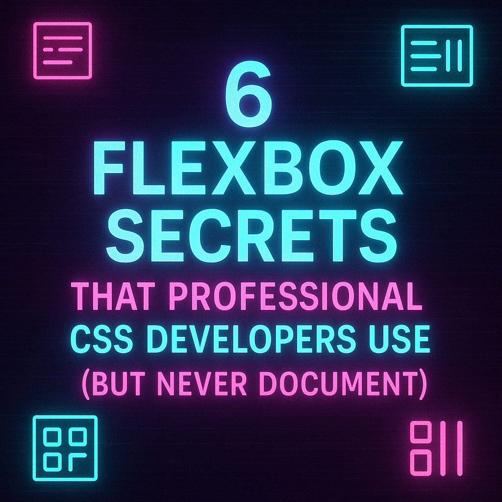 6 Flexbox Secrets That Professional CSS Developers Use (But Never Document) | by Blueprintblog ...