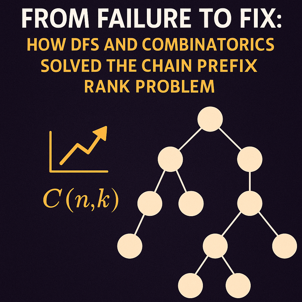 From Failure to Fix: How DFS and Combinatorics Solved the Chain Prefix Rank Problem | by ...