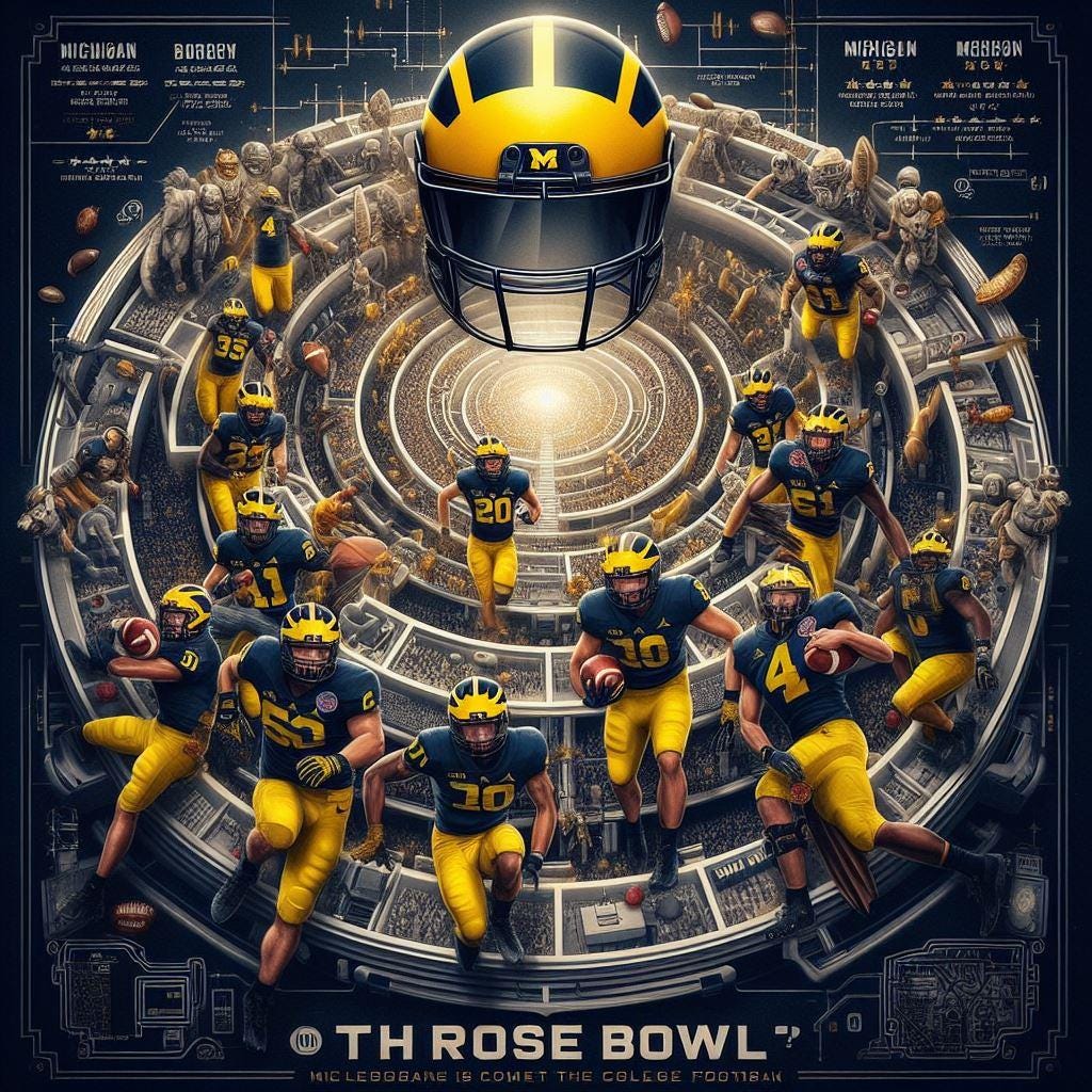 Unveiling Michigan’s Pursuit of Rose Bowl Glory | by Venues Master | Medium