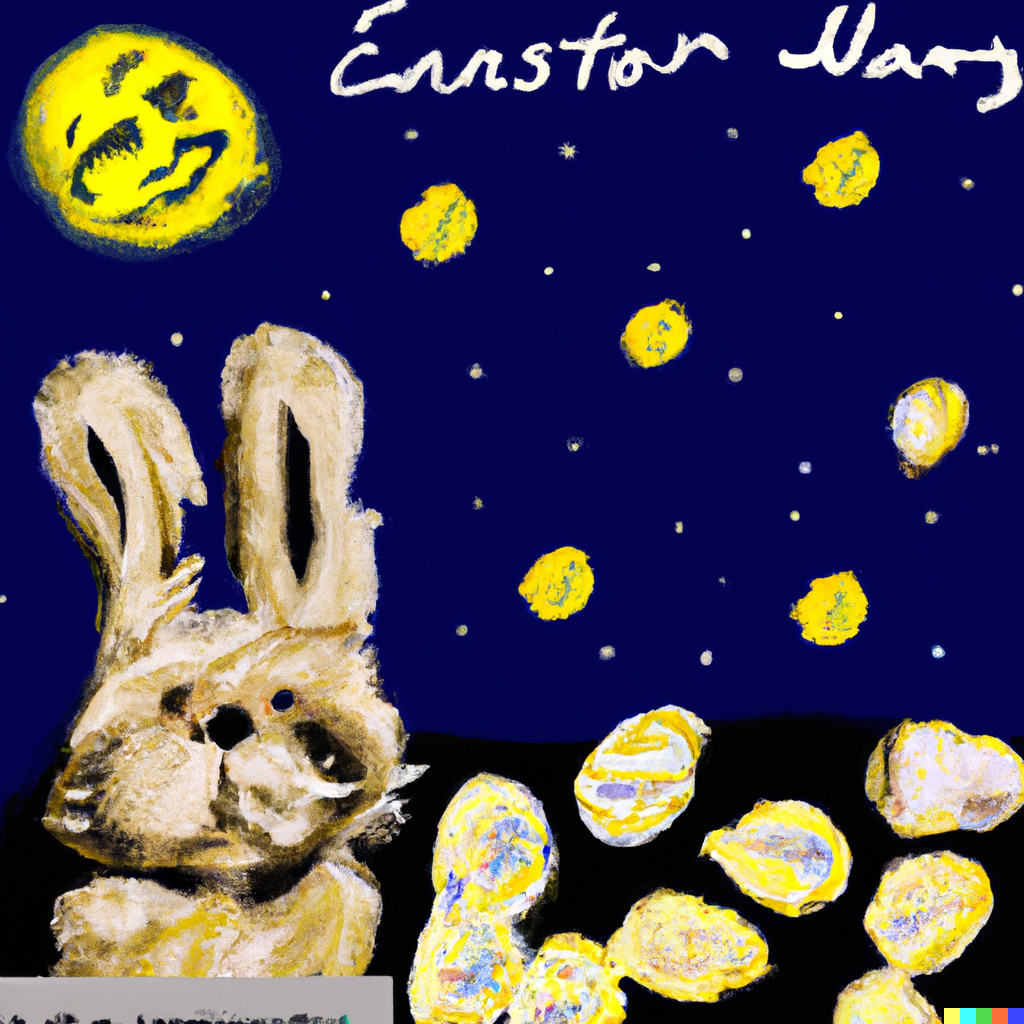 A Van Gogh-Inspired Easter Bunny: Celebrating Creativity and Renewal ...