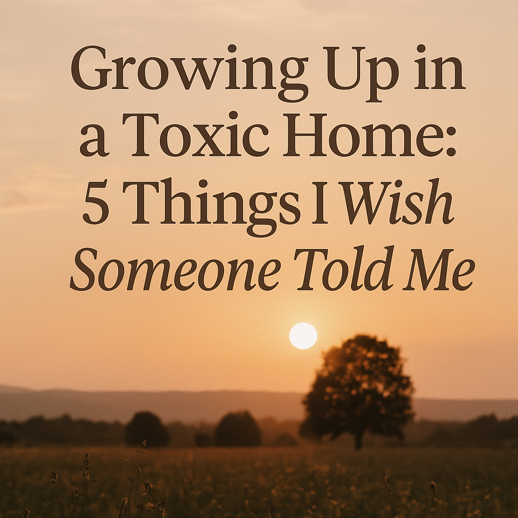 Growing Up in a Toxic Home: 5 Things I Wish Someone Told Me | by ...